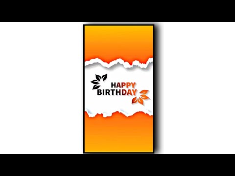 Happy Birthday Wishes Black Screen Template Video. Kinemaster Birthday Wishes Templates Video #ss