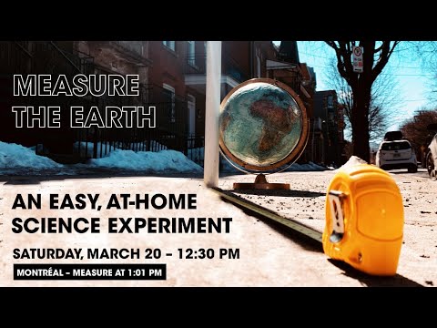 Measure the Earth: An Easy, At-Home Science Experiment