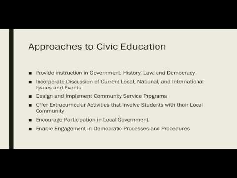 What is Civic Education