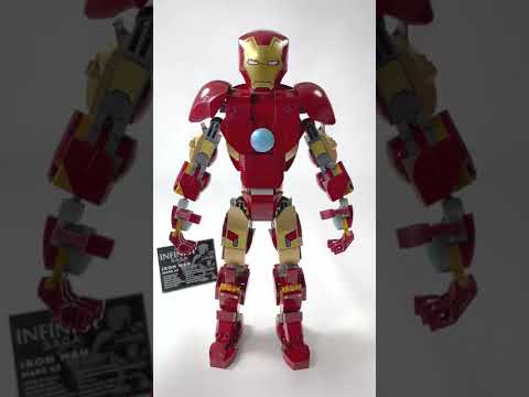 LEGO 76206 Iron Man Mark 85 Figure | The Infinity Saga Set #Shorts
