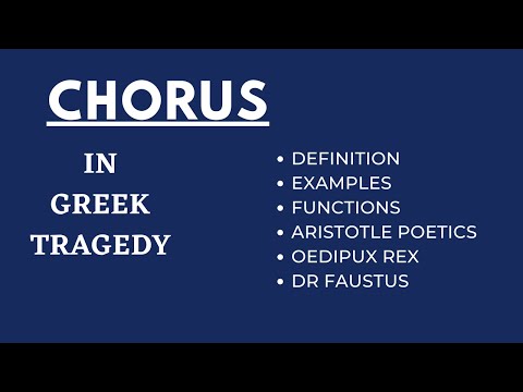 What is Chorus | Chorus in Greek Tragedies | Chorus in literature