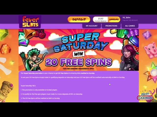 Fever Slots: GET £600 & 60 BONUS SPINS
