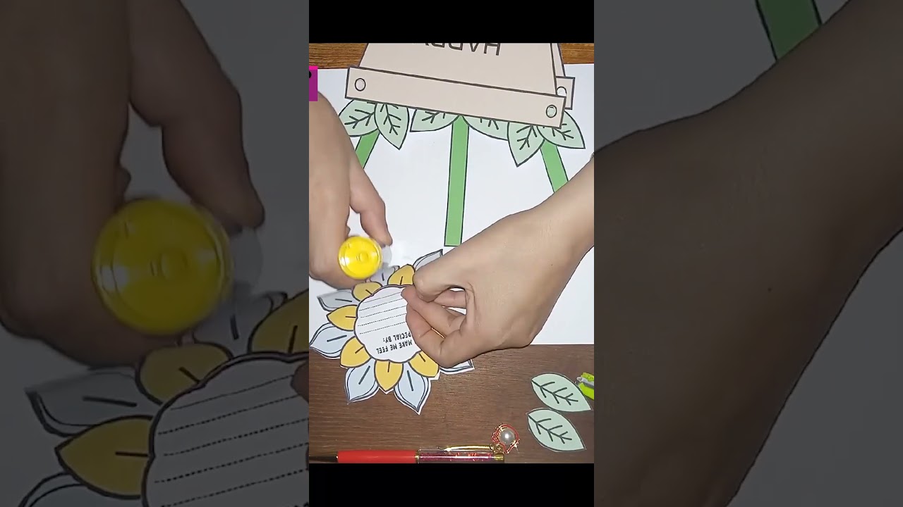 Mother's Day Craft - Writing Activity - Mother's Day Keepsake Flower Craft #Shorts