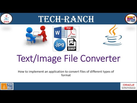 Live Demonstration of Image/Text File Converter in Java | Practice Project | @TechRanch