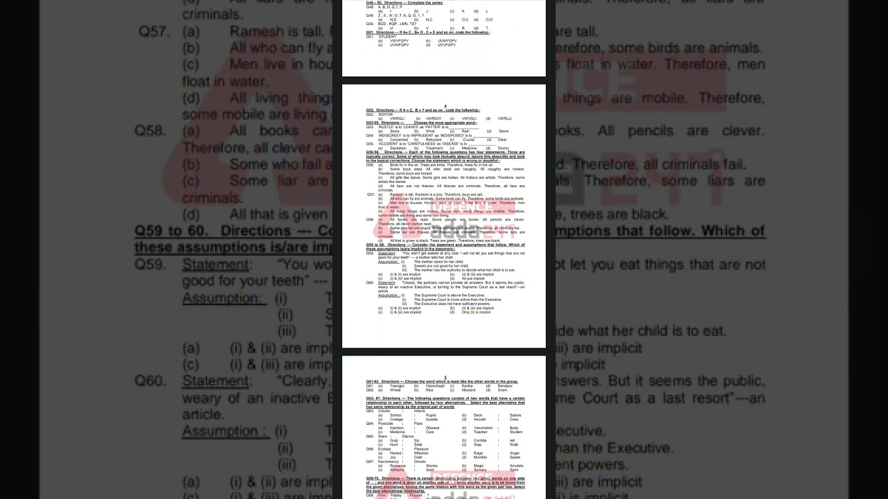 AFCAT QUESTION PAPER 2014