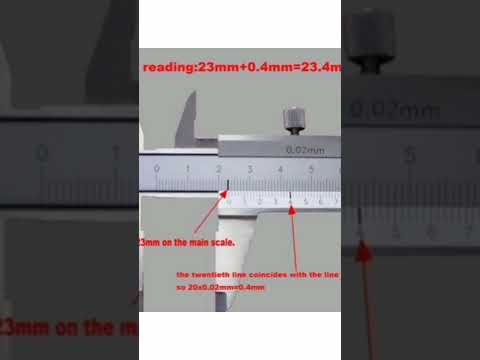 how to find diameter (breadth) of the object when using Vernier Caliper(scale) in tamil