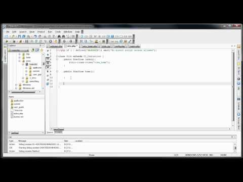 Learn CodeIgniter Tutorials Basic Website Multiple Page Loading Styling Part 2 8 - Mind Luster