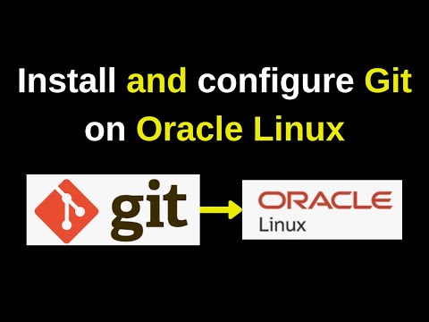 How to install and configure git on Oracle Linux