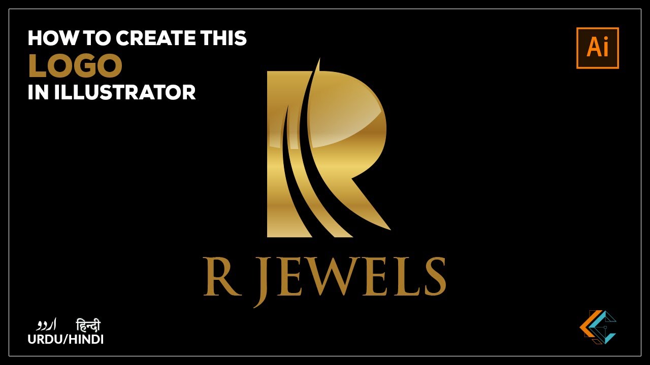 How to create an Amazing Jewelry logo in illustrator | Adobe Illustrator