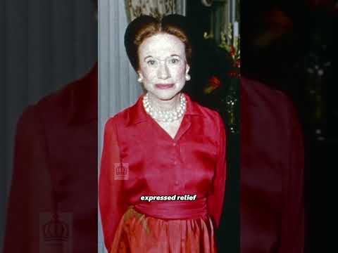 😞Duchess of Windsor died on that day in 1986 🌹#wallissimpson