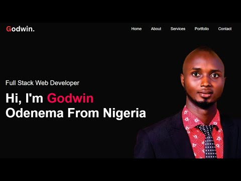 How To Make A Portfolio Website Using HTML CSS JS | Complete Responsive Website Design