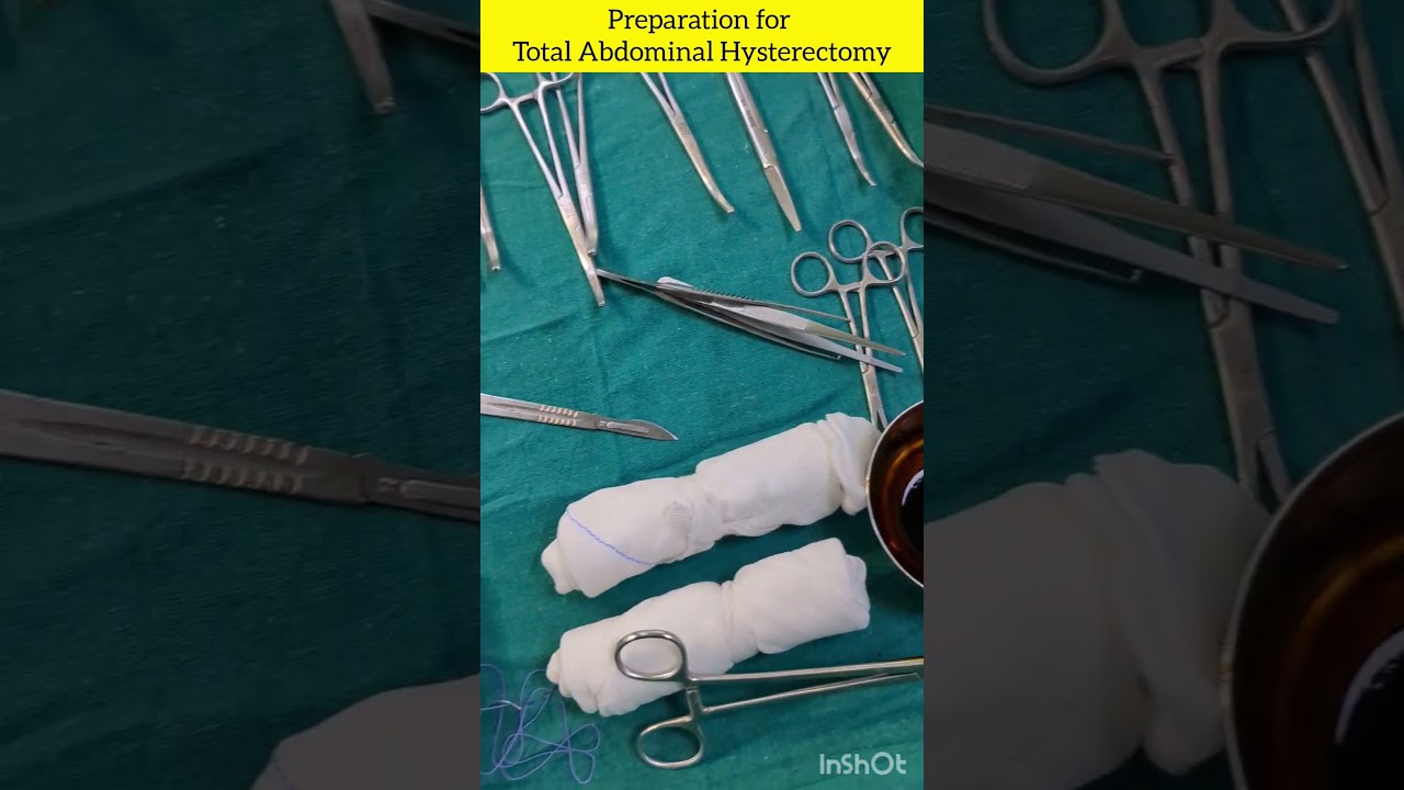 OT preparation for Total Abdominal Hysterectomy #drrakshitamalik #doctor #mbbs #neet #medical #gynae