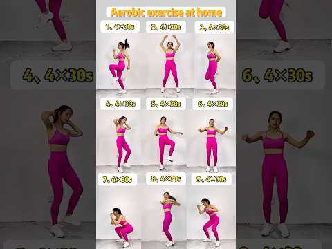 Aerobic Exercise At Home #fitness #homeworkout #aerobic