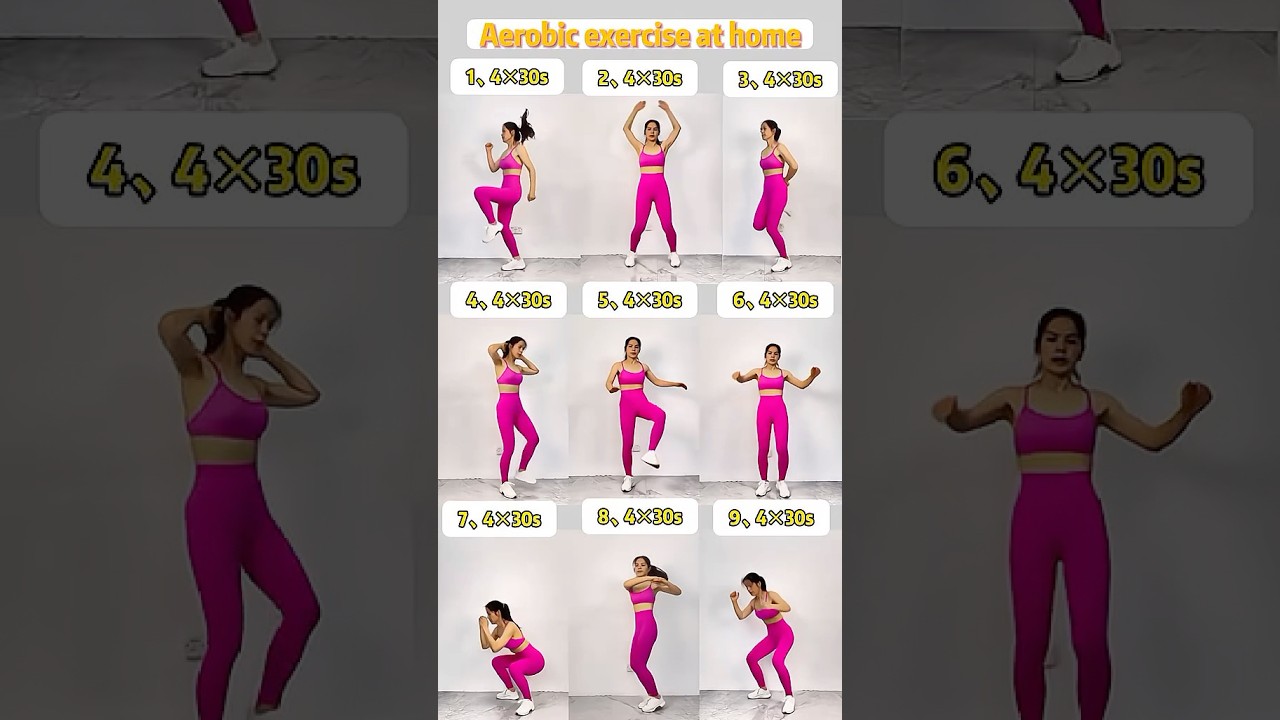 Aerobic Exercise At Home #fitness #homeworkout #aerobic