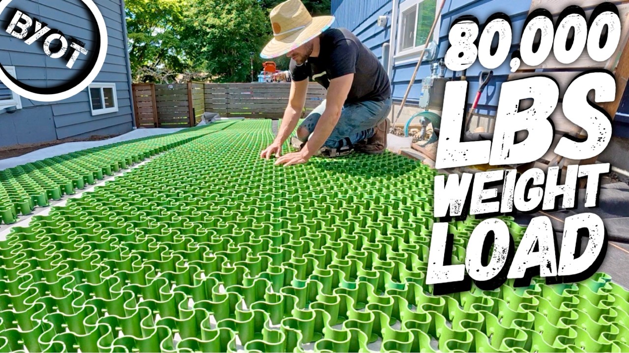 How To Install A Permeable Grass Driveway Grid System