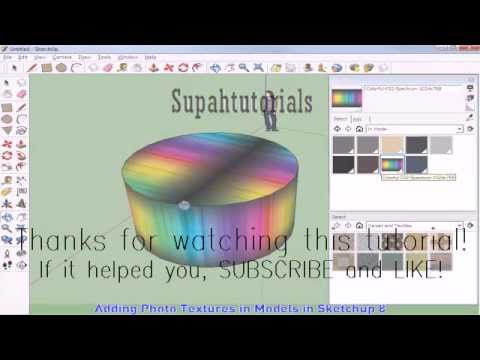 Google Sketchup- Adding Photos to Face of Model