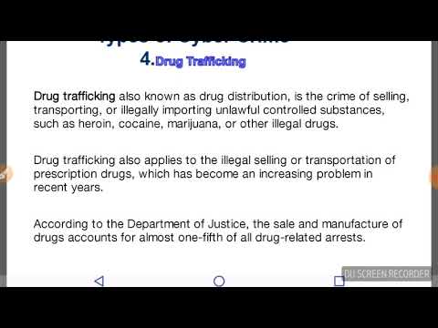 what is Drug Trafficking ?