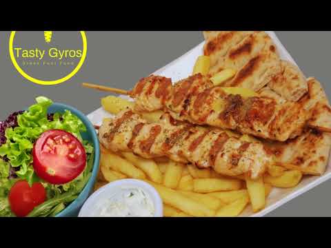 Chicken Souvlaki & Chicken Gyros at Tasty Gyros Enfield Town | Delicious Greek Street Food!