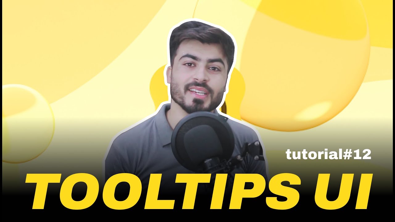 Tooltips Design - Material Design 3.0 - Tutorial #12