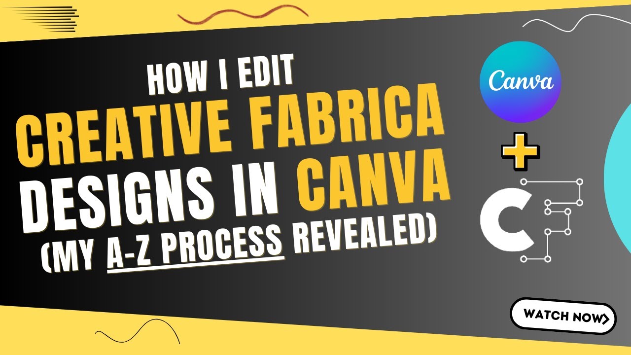 How I edit Creative Fabrica designs in Canva (Easily create ANY unique design with CF designs)