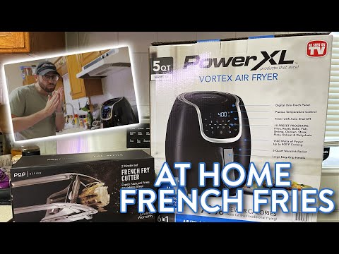 Air Fry French Fries from Scratch with the Power XL Vortex Air Fryer & Pop Airfry - Recipe & Review