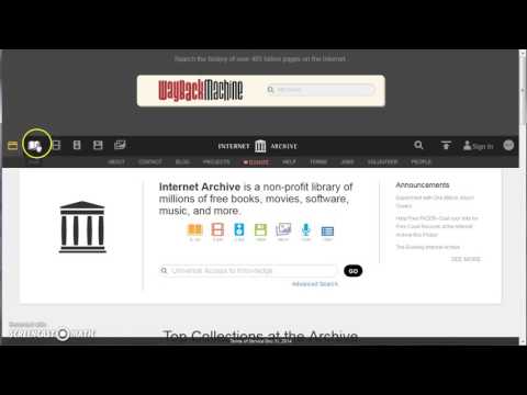 Internet Archive Screencast