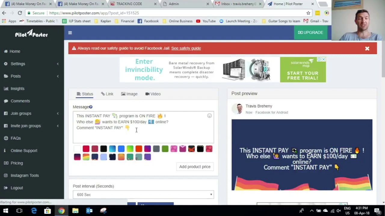 PilotPoster Demo - Client Demo of How PilotPoster works