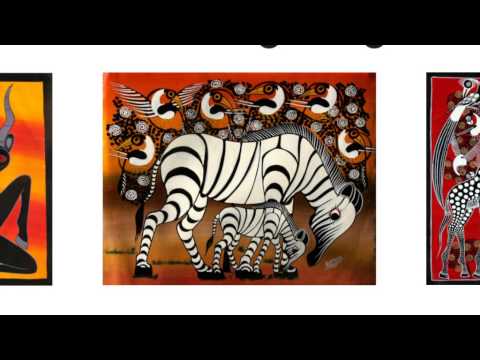 Tinga Tinga Paintings from Tanzania