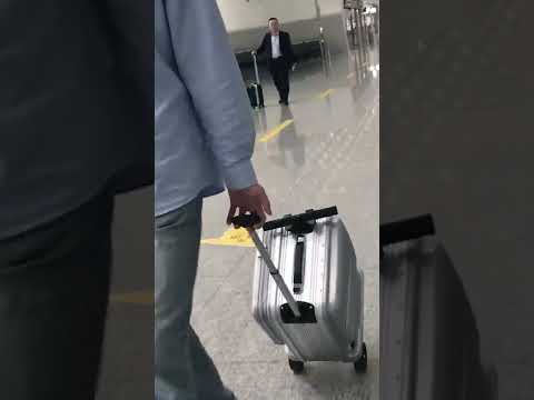 Airwheel-Free Intelligent Life--take airwheel electric scooter suitcase for travel and business