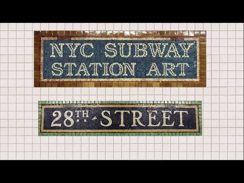 City Dweller Mark Hadjipateras NYC Subway Station Art 28th Street