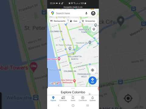 Using Google Maps in Incognito mode #shorts