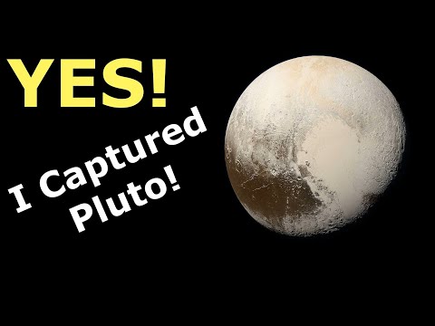 I CAPTURED a Picture of Pluto! #shorts