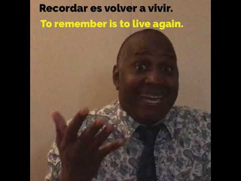 The Spanish verb "recordar"