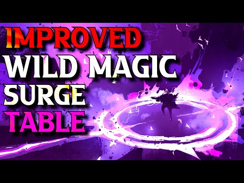 5 Ways to Spice Up Wild Magic | Homebrew D300 Wild Magic Surge Table D&D 5e