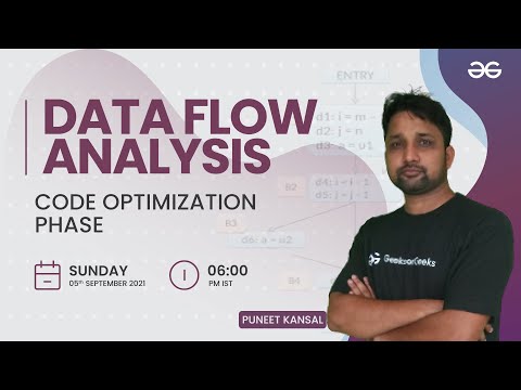 Data flow Analysis | Code Optimization Phase | Compiler Design | GeeksforGeeks GATE