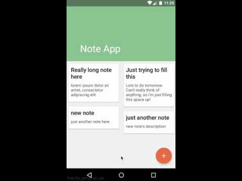 Android SQLite Database with SugarORM - Making a Note App [Tutorial Link]