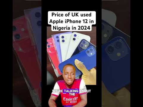 Price of UK used Apple iPhone 12 in Nigeria in 2024 #ukusediphone12 #ukusediphone12price #usediphone