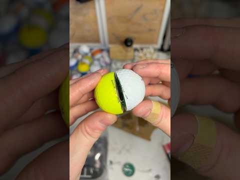The FIRST EVER Titleist Prov1 Divide Ball #golf #golfball #golfshorts
