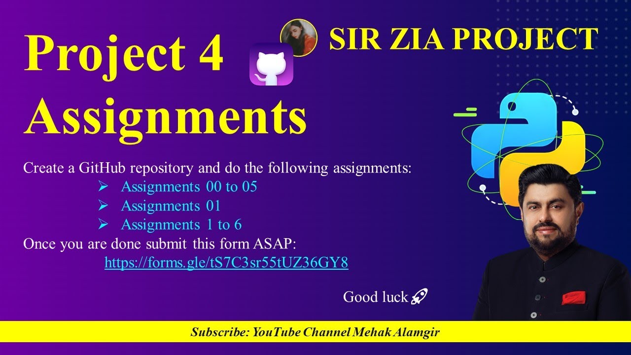 project 4 assignments | submission & github setup | giaic quarter 3