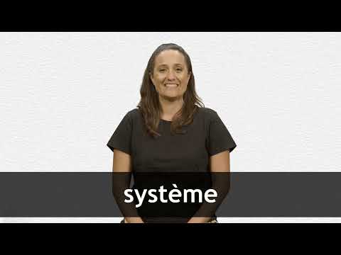 English Translation of “SYSTÈME” | Collins French-English Dictionary