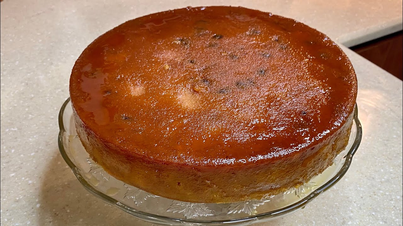 Budín De Pasas Con Pan En Rebanadas