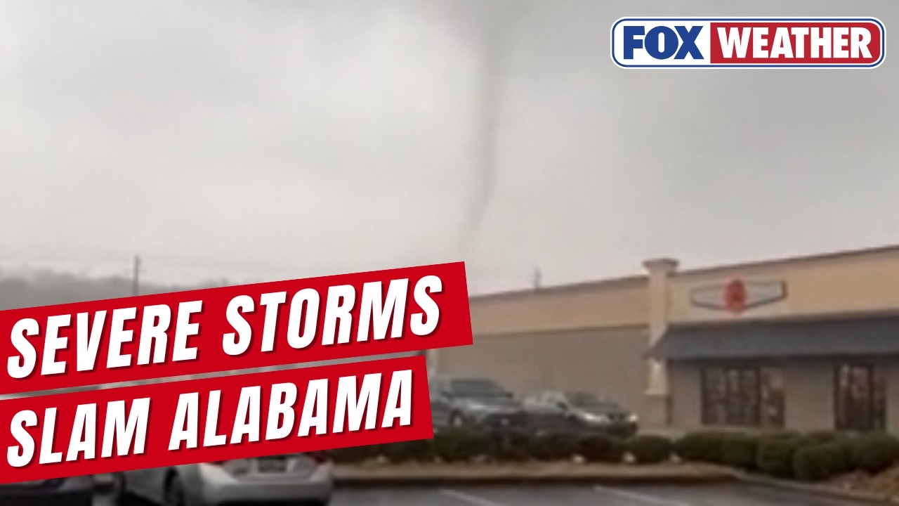 Tornado, Large hail Blast Alabama, As Storms Provide Rain For Drought-Stricken Southeast