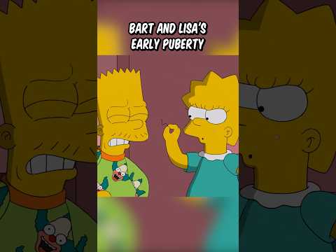 Bart and Lisa's Early Puberty