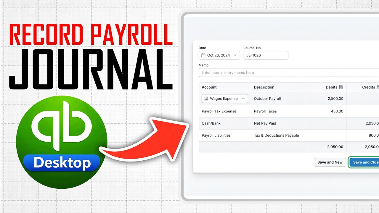 How To Record Payroll Journal Entry In Quickbooks Online (Full Guide)