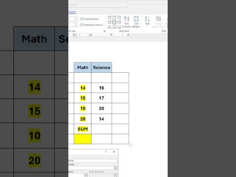 how to calculate in ms word
