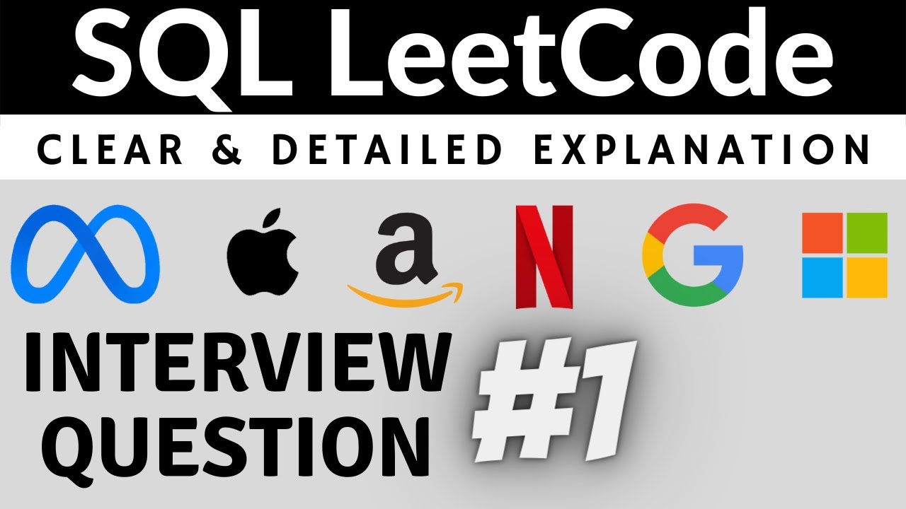 Solving LeetCode Interview SQL Question with Detailed Explanation | Practice SQL | LeetCode 175