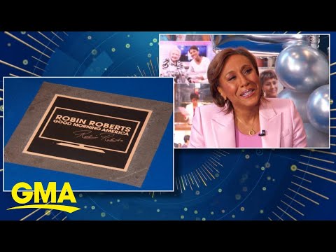 Robin Roberts surprised with walk of fame for 20th anniversary on 'GMA'