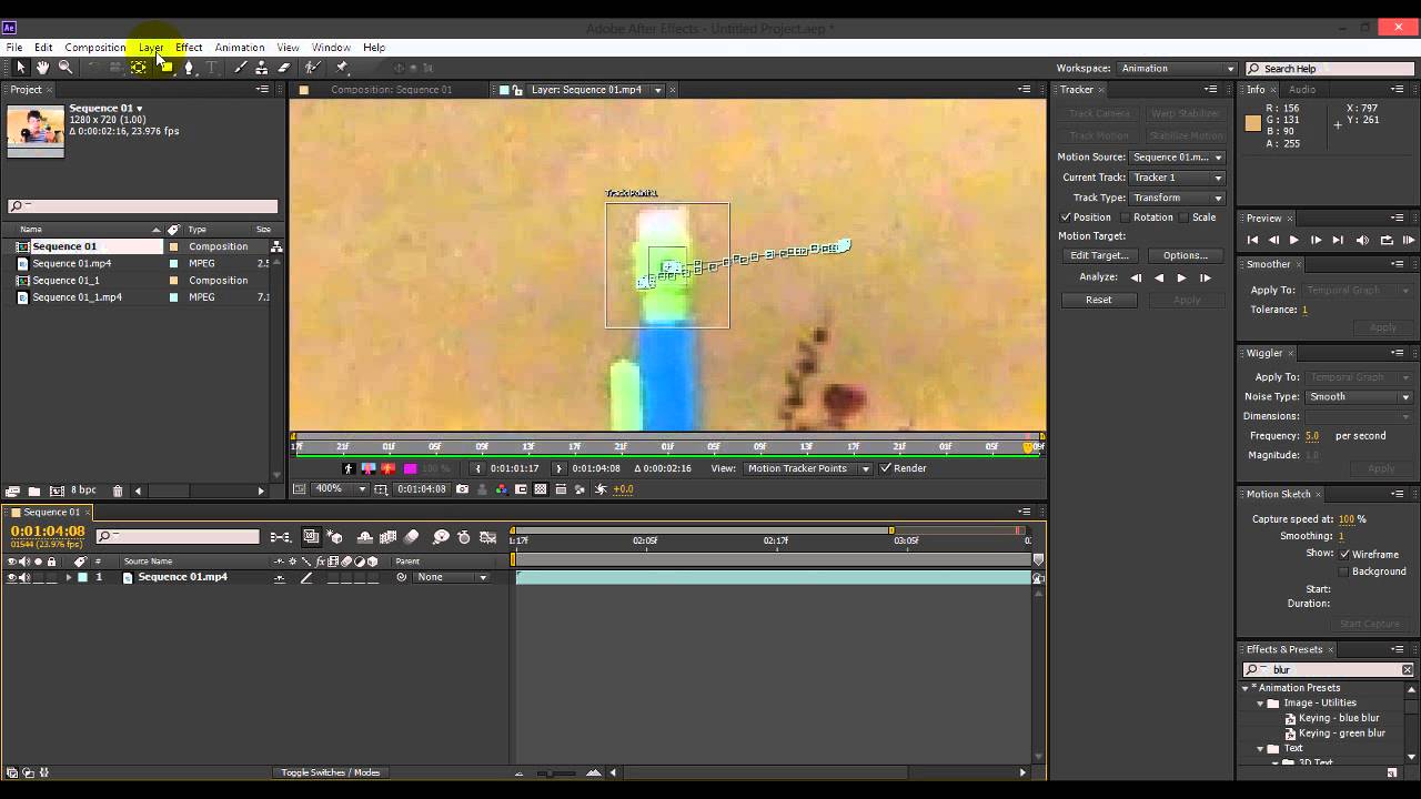 After Effects Motion Tracking Tutorial (Really Simple)
