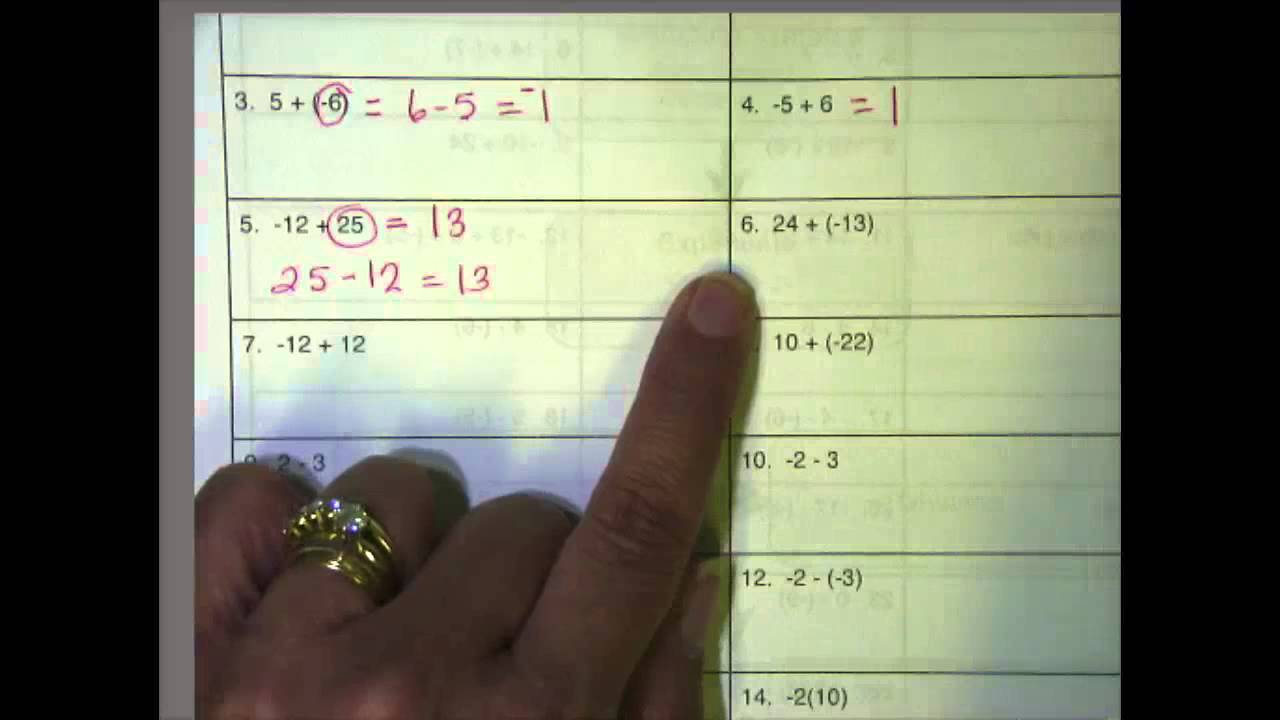 1-3 Integer Operations