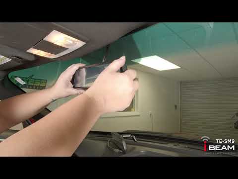 How to Install iBEAM's 9" Touchscreen Rearview Mirror (TE-SM9) into a 2013 Ford Explorer